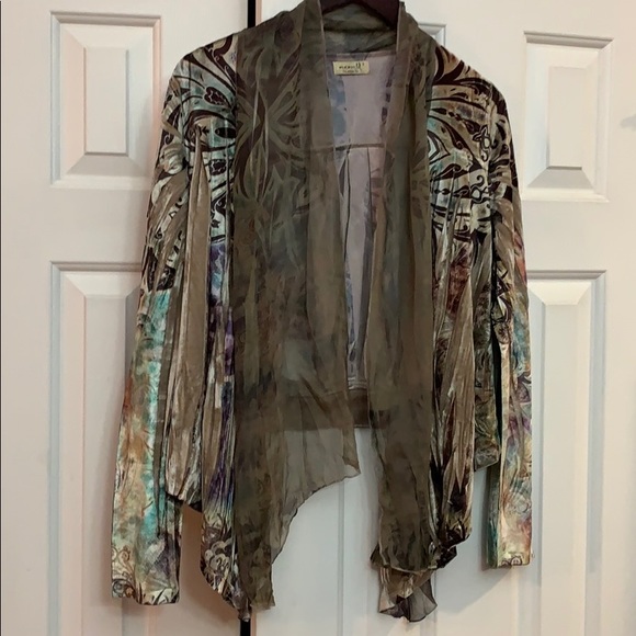 ONE WORLD | Jackets & Coats | Oneworld Jacket Type Top Longer Front ...